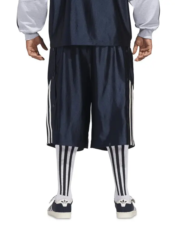 Adidas X Willy Chavarria Dazzle Snap Shorts In Legend Ink - 40